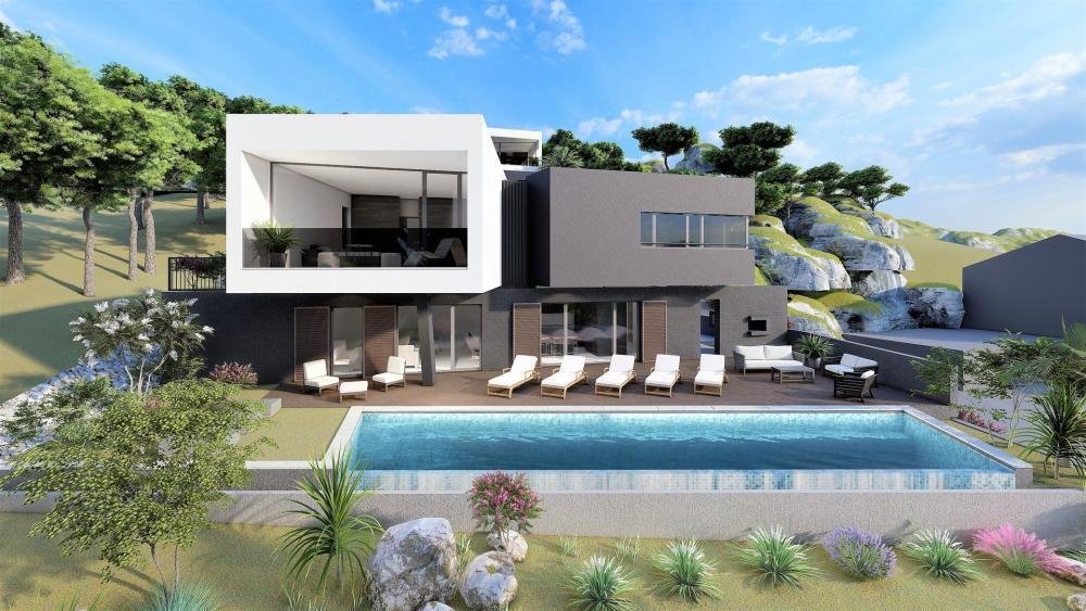 Unique New Built Villa In In Seget Vranjica, Split Dalmatia County ...