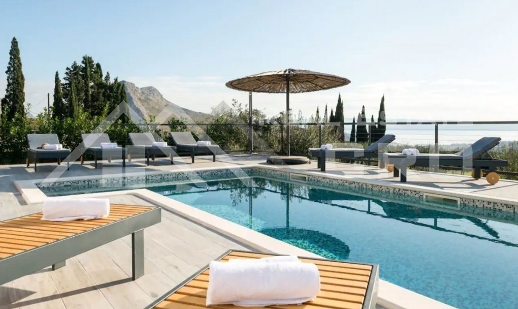 Wonderful Modern Villa With Panoramic In Kučine, Split Dalmatia County ...