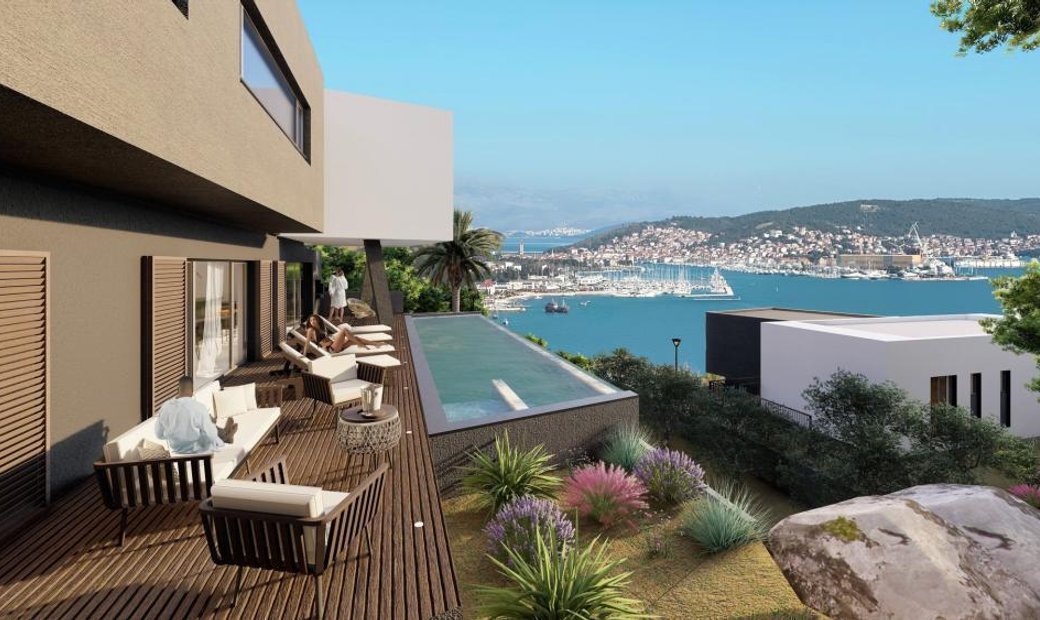 Contemporary New Villa In In Seget Vranjica, Split Dalmatia County ...