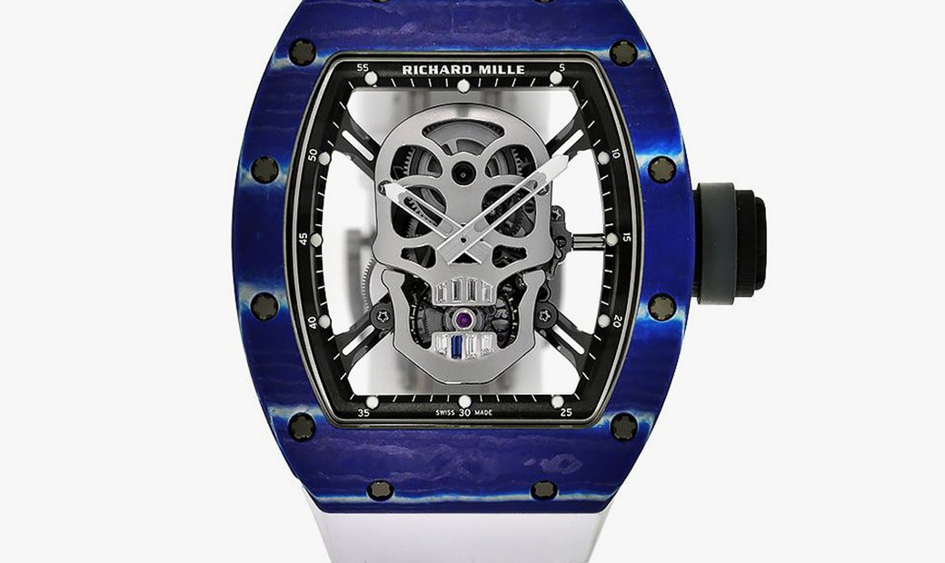 Richard Mille Rm 52 01 "Skull" In Blue In Dubai, Dubai, United Arab ...
