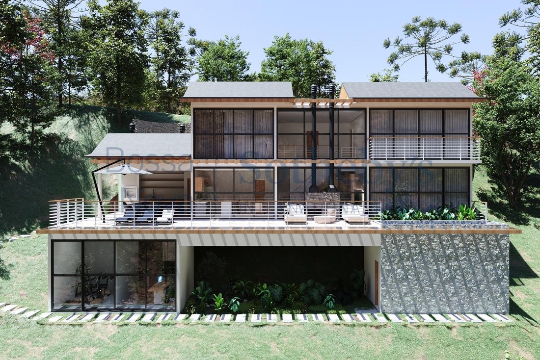 Modern House In Itaipava In Manga Larga, State Of Rio De Janeiro ...