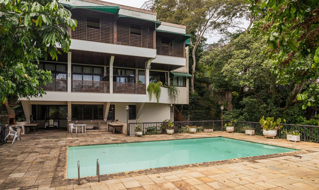 House On A Quiet Street With In Rio De Janeiro, State Of Rio De Janeiro ...