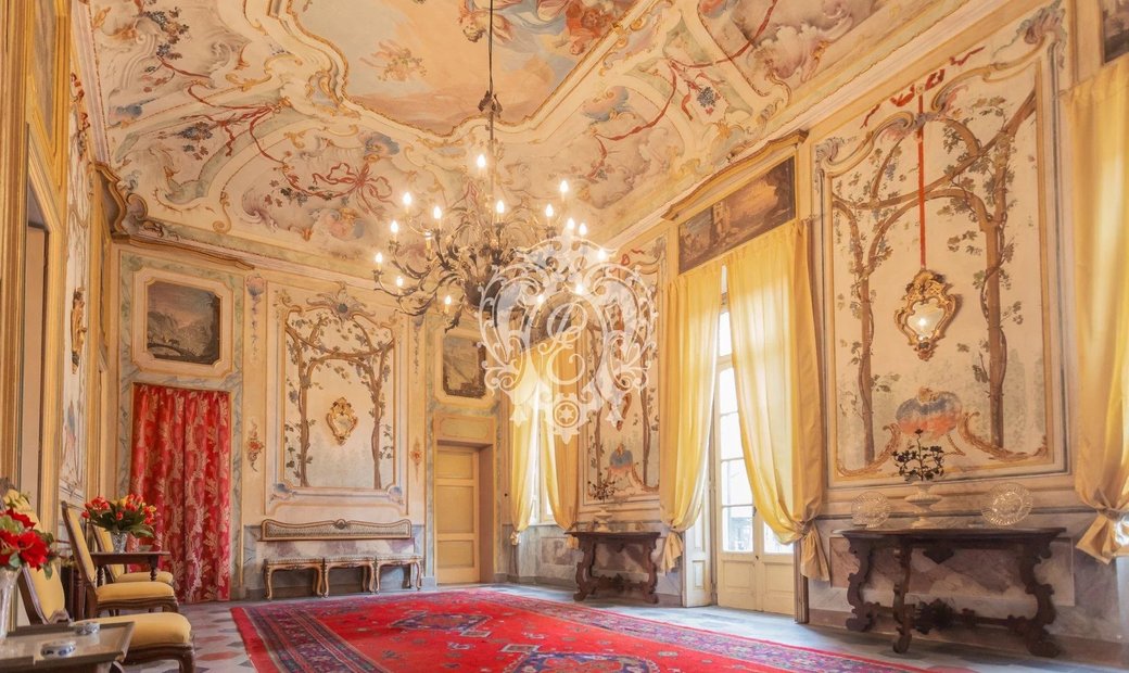 Grand Italian Palace In Dynamic Piedmont Region In Sizzano, Piedmont ...