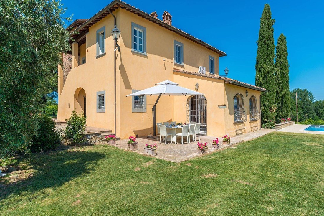 Villa With 13th Century Turret And Swimming In Monte San Savino ...
