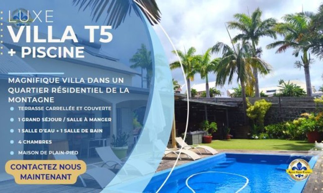 Sainte Marie Villa In Sainte Marie, Saint Denis, Réunion For Sale (12848822)