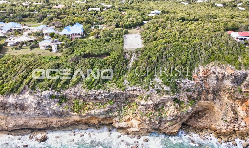 Land Cliff Of The In Sandy Ground, Collectivity Of Saint Martin, Saint ...
