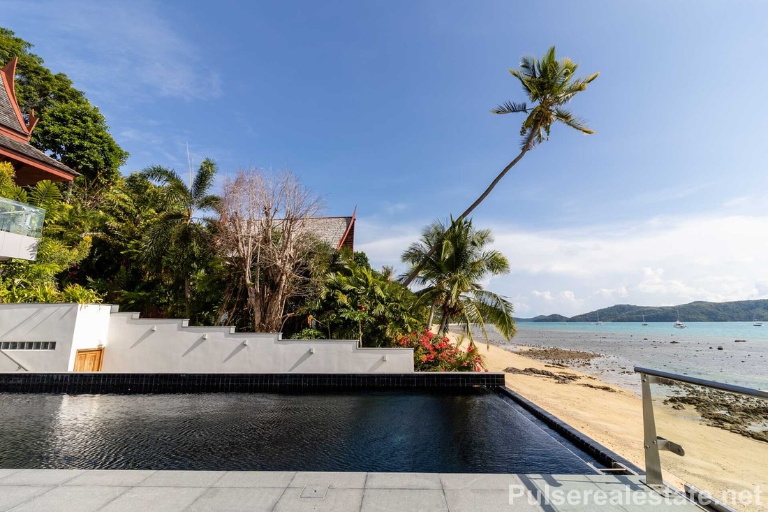 Absolute Beachfront 5 Bed Pool Villa For Sale On In Wichit, Phuket, Thailand For Sale (12874369)