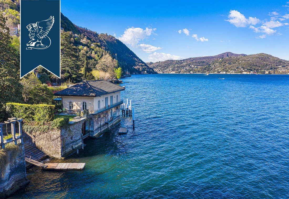 Historical, Lake Facing Visconti Villa In Blevio In Blevio, Lombardy ...