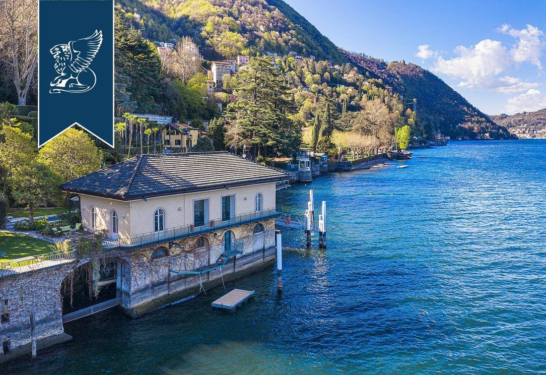 Historical, Lake Facing Visconti Villa In Blevio In Blevio, Lombardy, Italy For Sale (12919071)