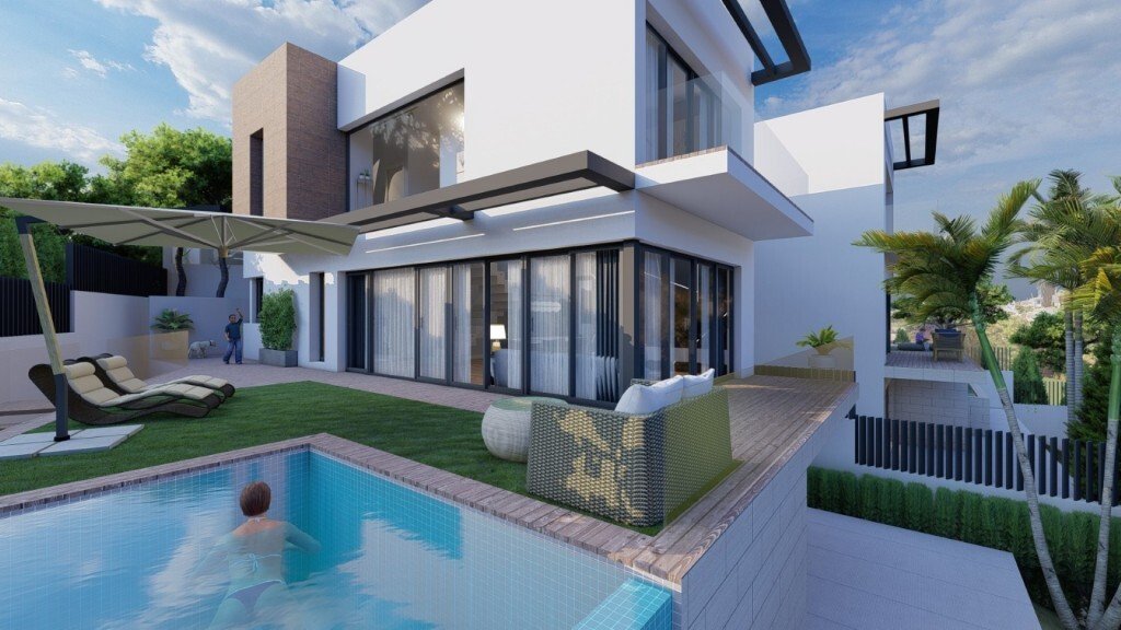 New Villa With 3 Bedrooms And Private Pool In Fuengirola, Andalusia ...