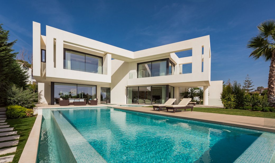 Newly Built Villa Only A Few Steps From In Elviria Cabopino, Marbella ...