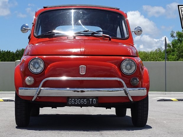 Orange Fiat 500 for sale | JamesEdition