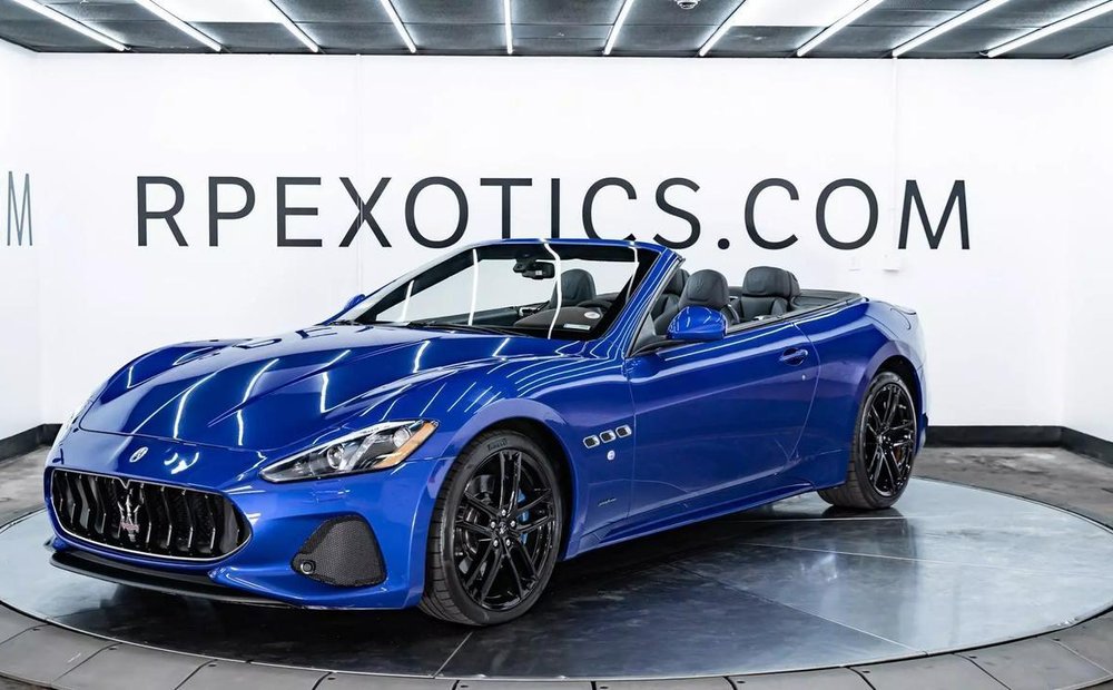 Maserati Granturismo Sport Convertible Blue