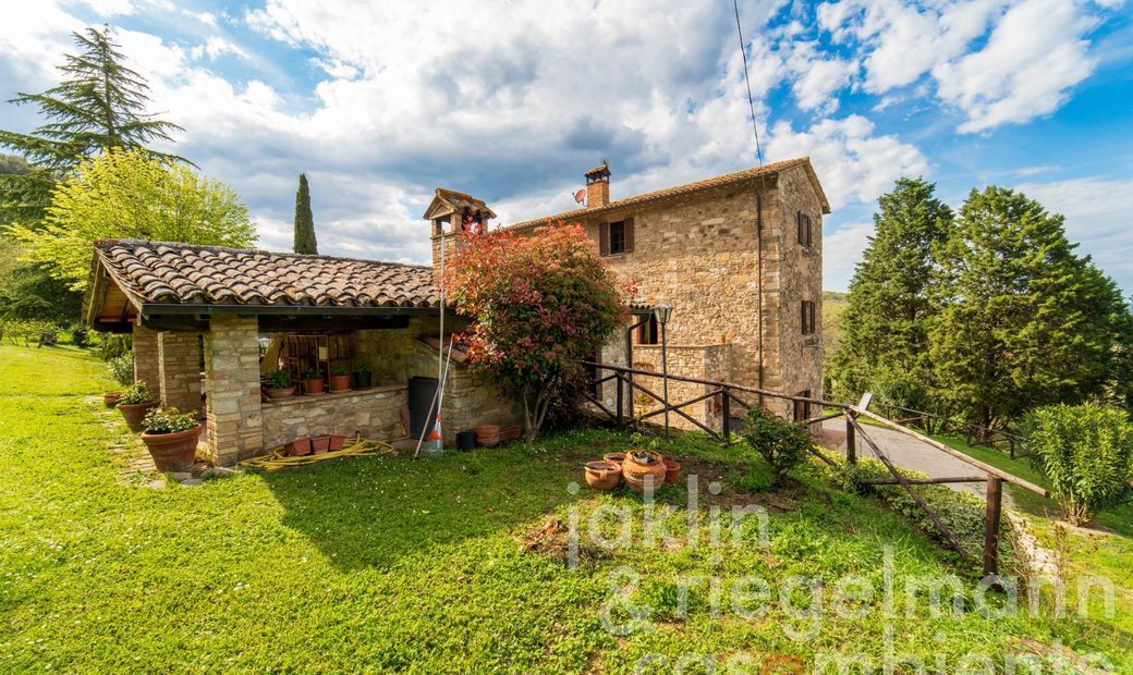 Restored Farmhouse With Annexe Building And Pool Near In Todi, Umbria ...