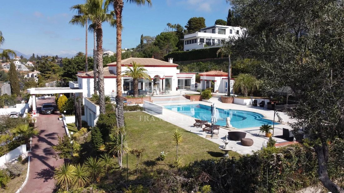 Villa 10 Habitaciones, 7 En Niza, Provenza Alpes Costa Azul, Francia En ...