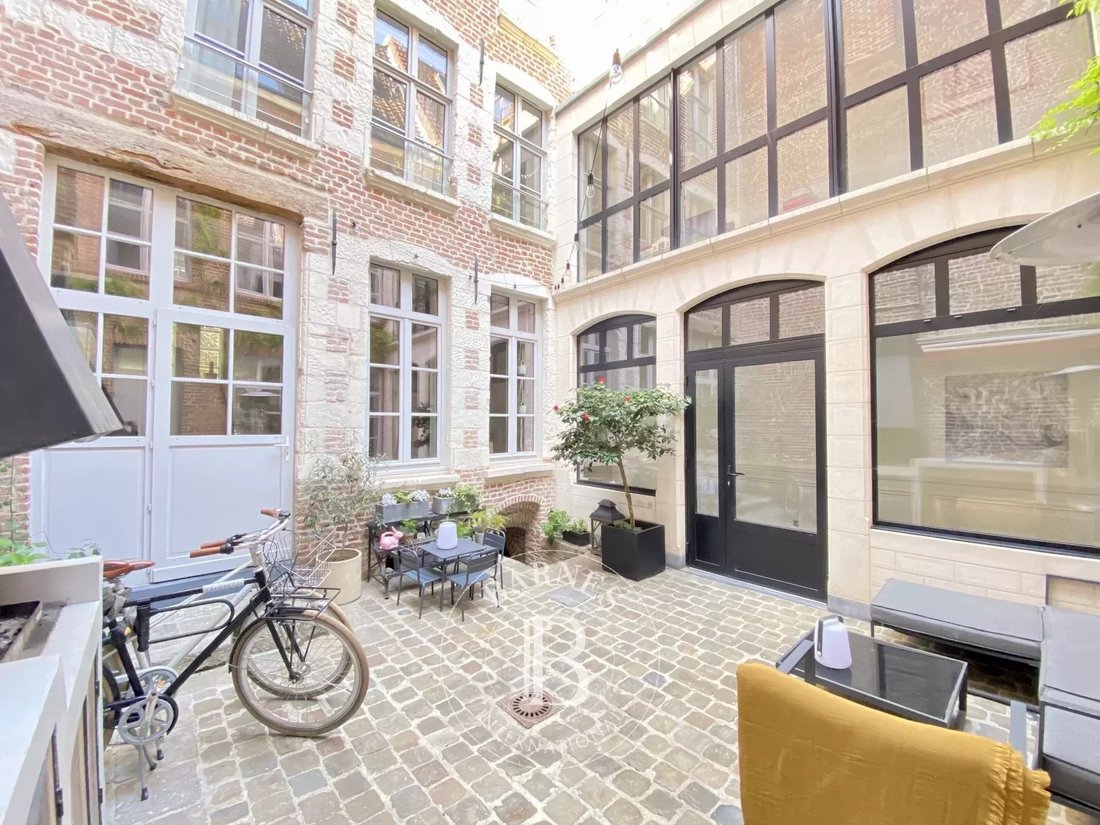 Typical Family House In The Old Town Of Lille In Lille, Hauts De France ...