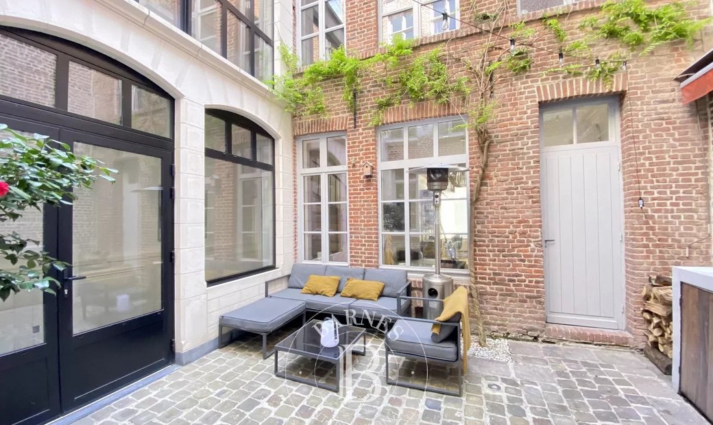 Typical Family House In The Old Town Of Lille In Lille, Hauts De France ...