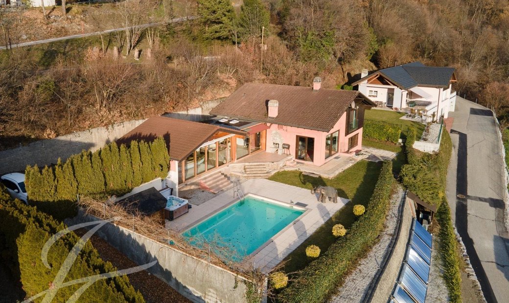 Sumptuous Villa With A Breathtaking View In Chamoson, Valais ...