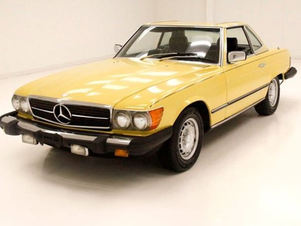 Yellow Mercedes-Benz SL for sale | JamesEdition