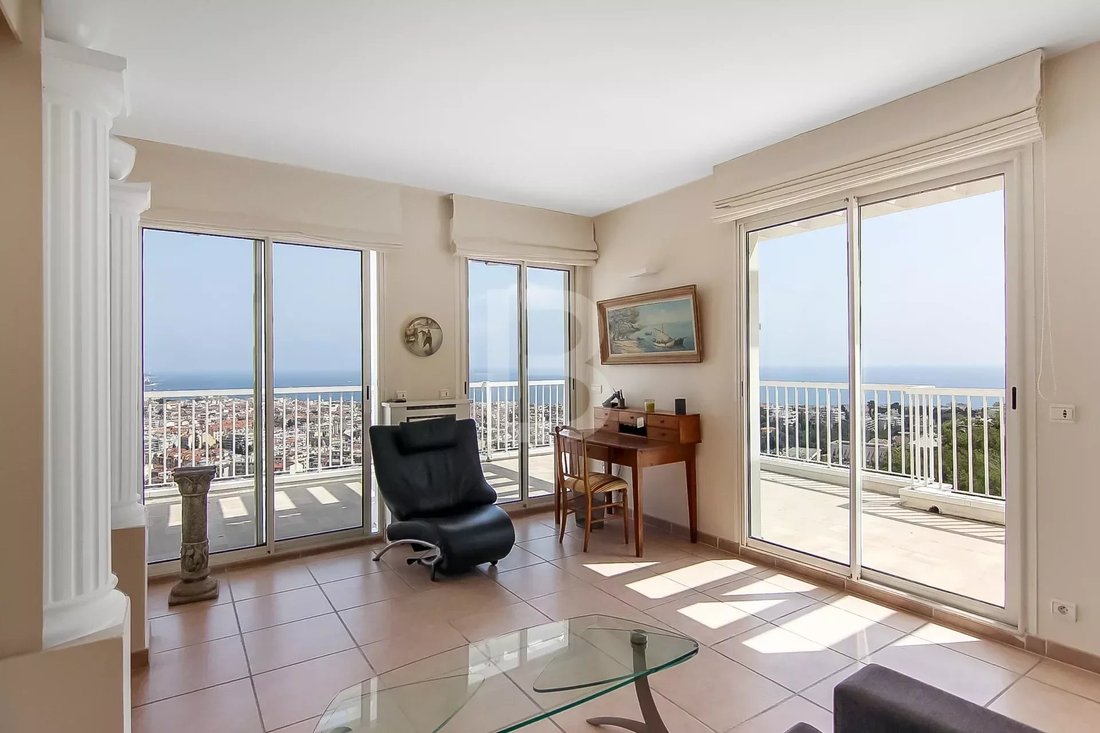 Nice, Rooftop Villa With Panoramic In Nice, Provence Alpes Côte D'azur ...