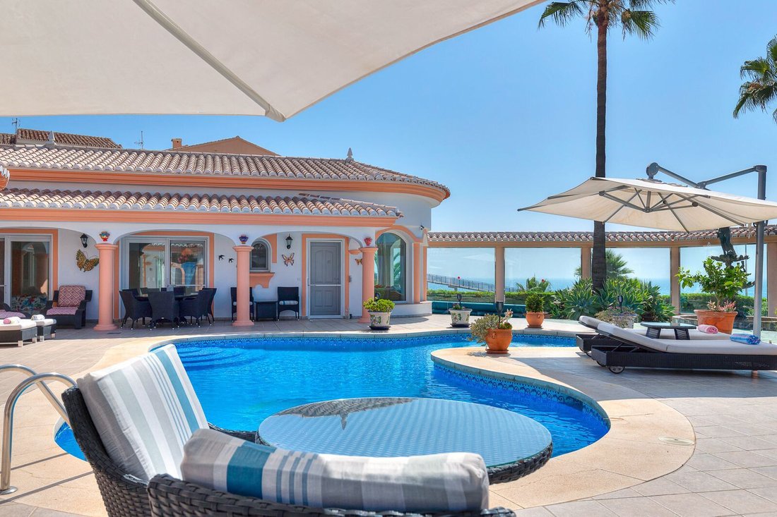 Luxury Villa With Stunning Sea Views In El Faro, In El Faro, Andalusia ...