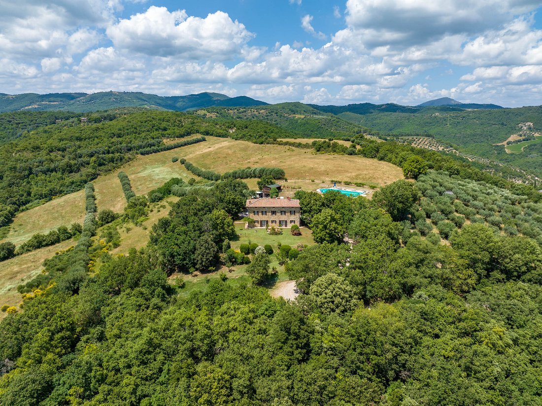 Premium Farmhouse With Privileged Panoramic View And In Corciano ...