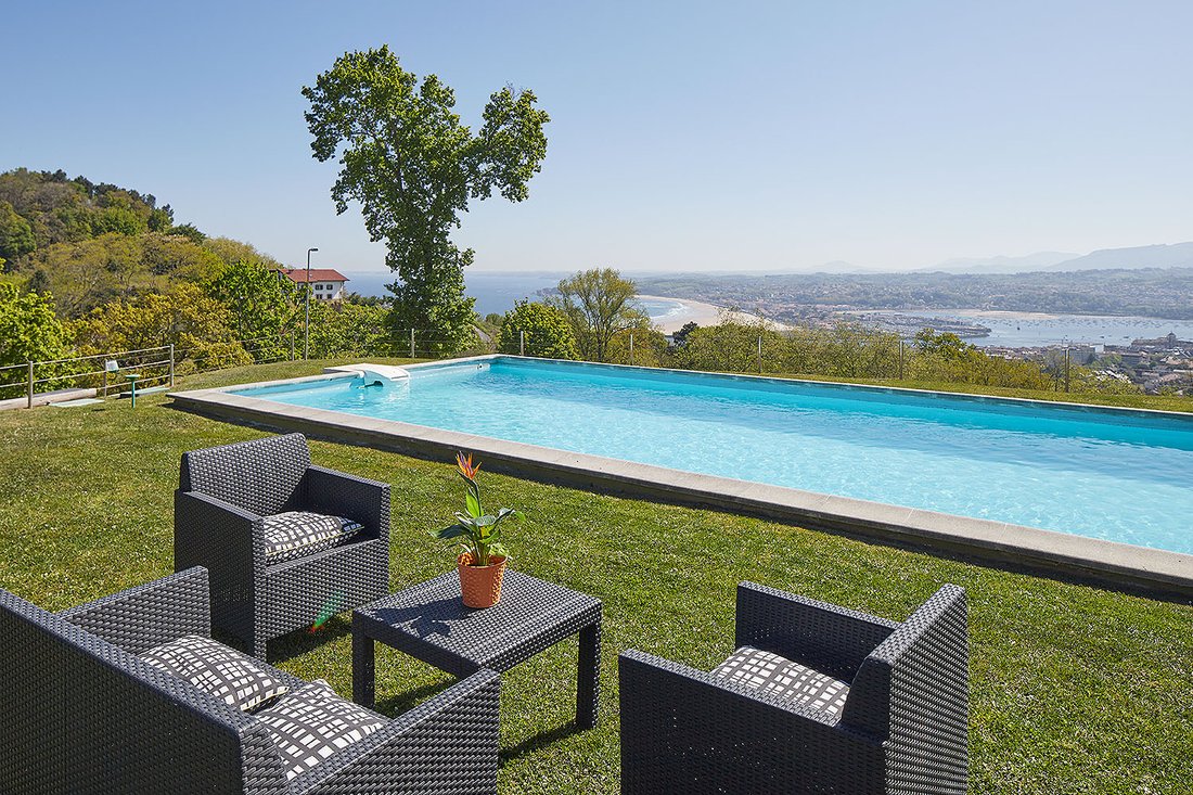 Modern Villa With Seaview Over Spain & In Hondarribia, Basque Country ...