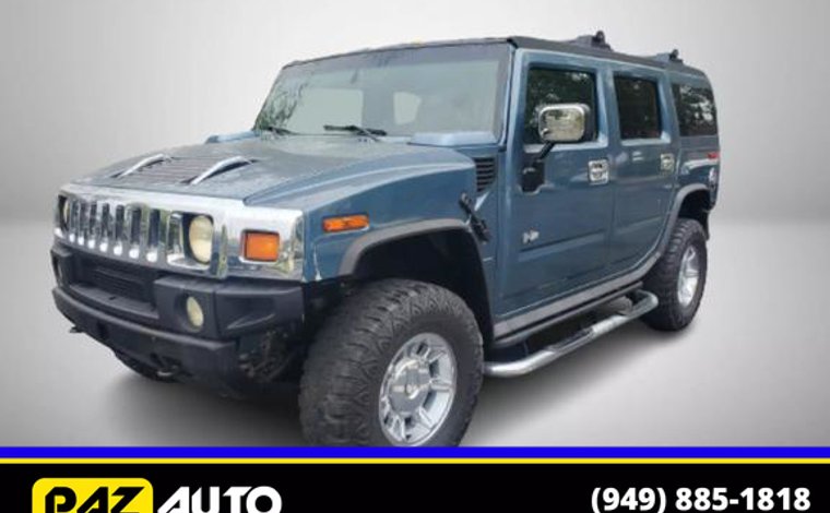 2006 Hummer H2 Blue