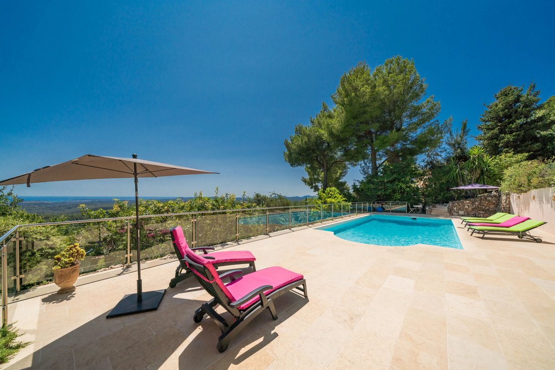 Charming Villa With Sea View In Tourrettes Sur Loup, France For Sale ...