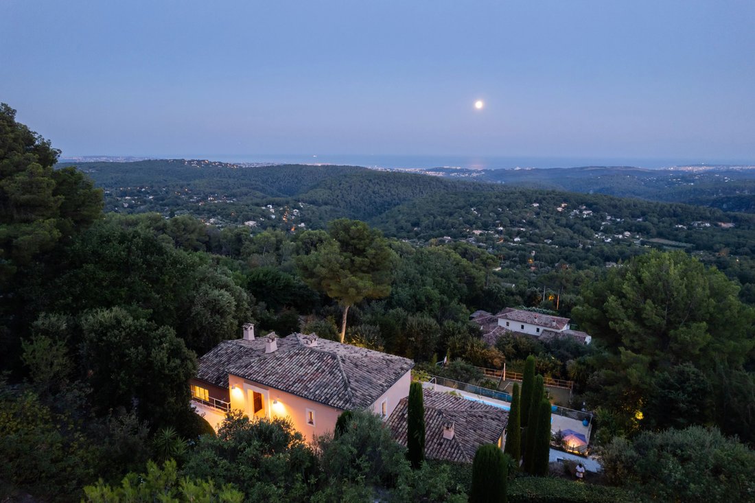 Charming Villa With Sea View In Tourrettes Sur Loup, France For Sale ...