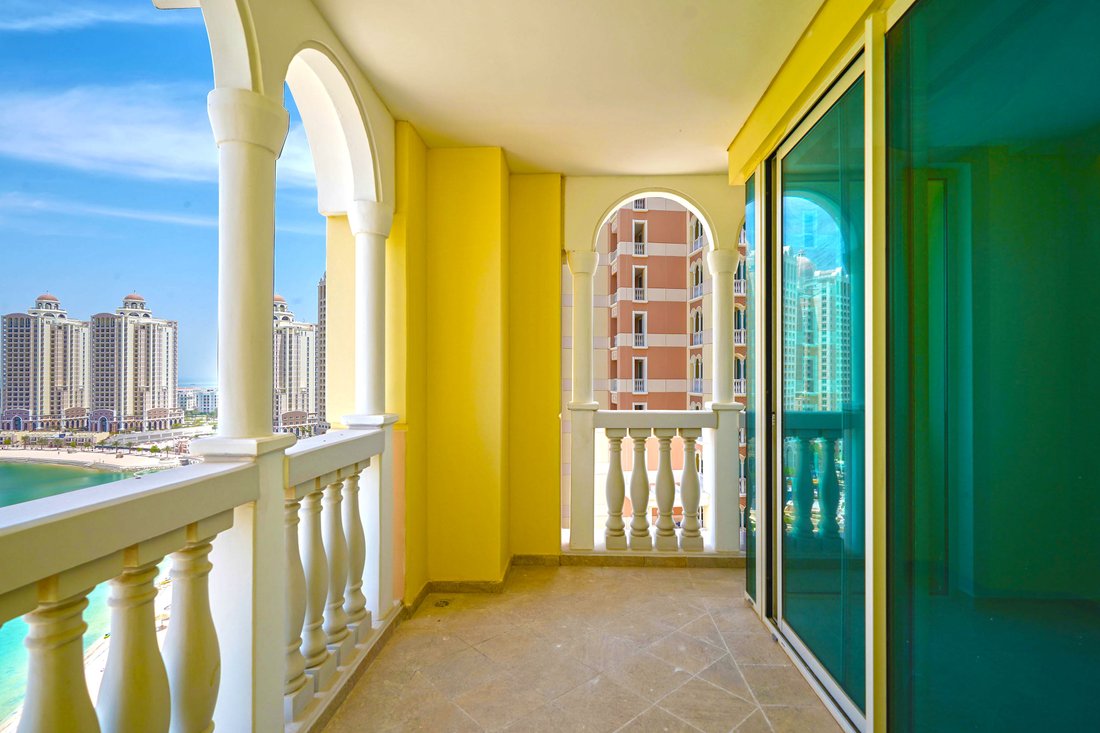 Sea View Luxury 2 Bhk + Maid's Room Apartment With Beach In Doha, Doha ...