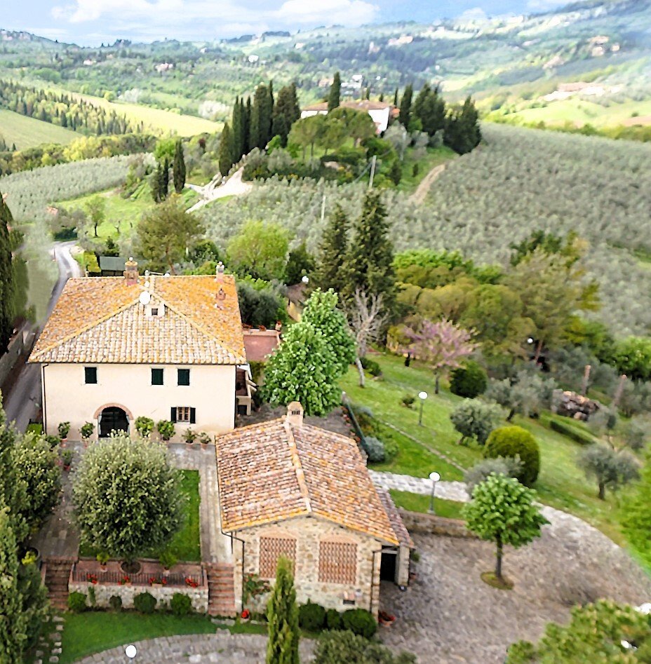 Italy, Tuscany Restored Villa With Manor And Guest In Florence, Tuscany ...