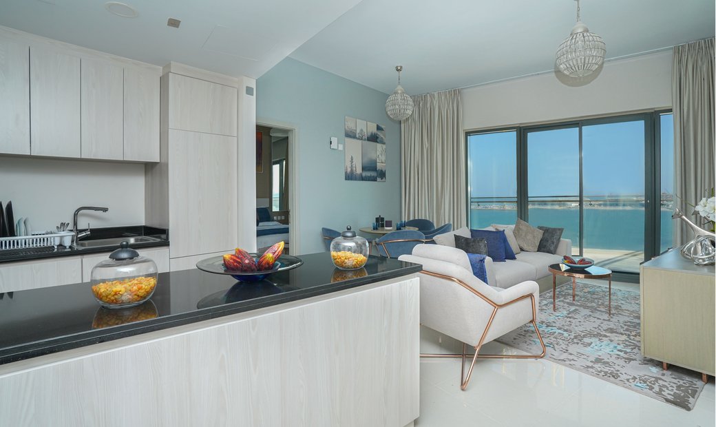 Modern Waterfront 2 Bhk Flat Featuring Beach Access With In Lusail ...