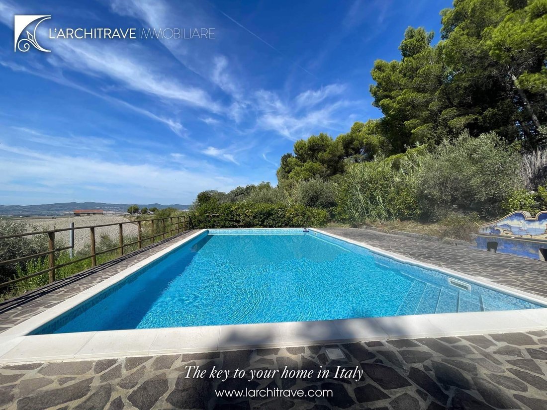 On The Rolling Green Hills Of Santa Luce Just 30 In Santa Luce, Tuscany, Italy For Sale (13084733)