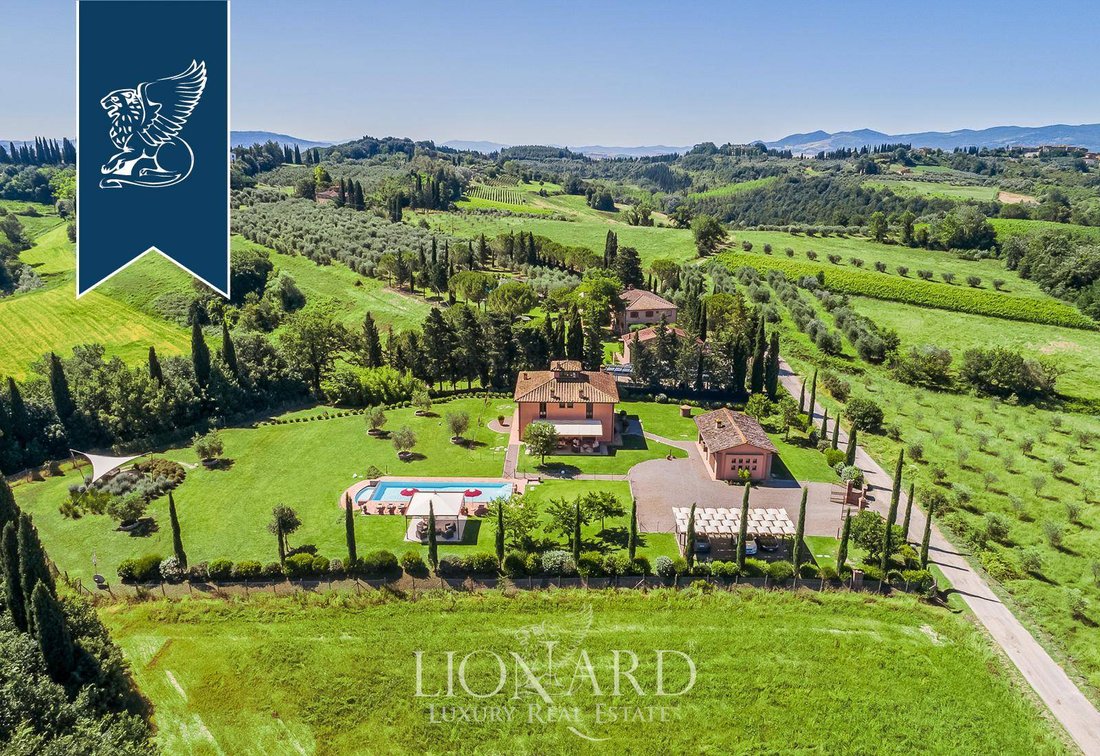 Stunning Country Villa Among Pisa's Hills In Peccioli, Tuscany, Italy ...