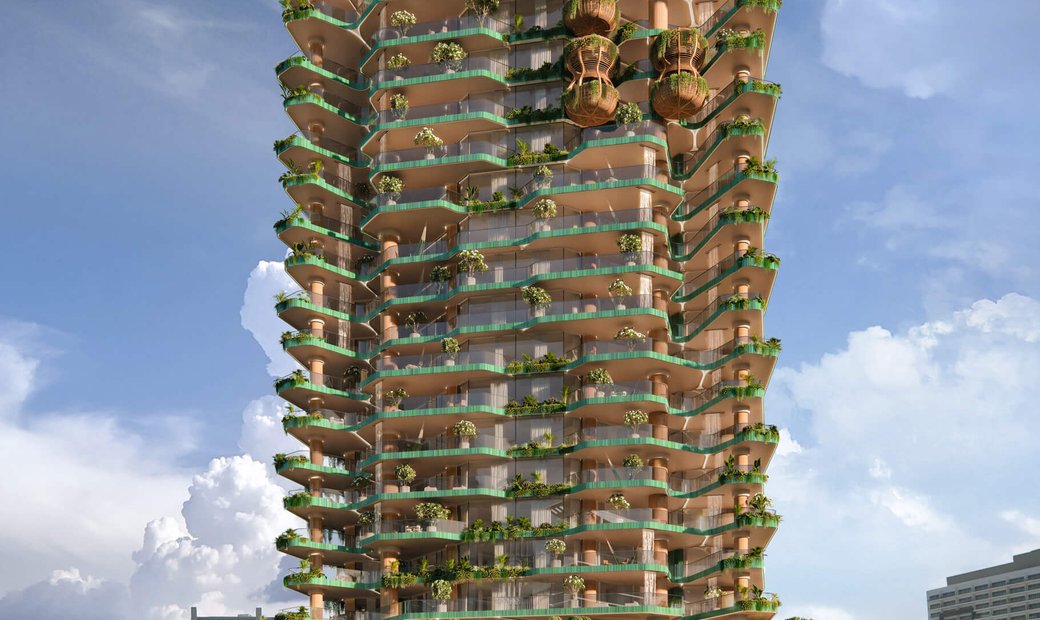 Dubai's First Sustainable Tower In A In Dubai, Dubai, United Arab ...
