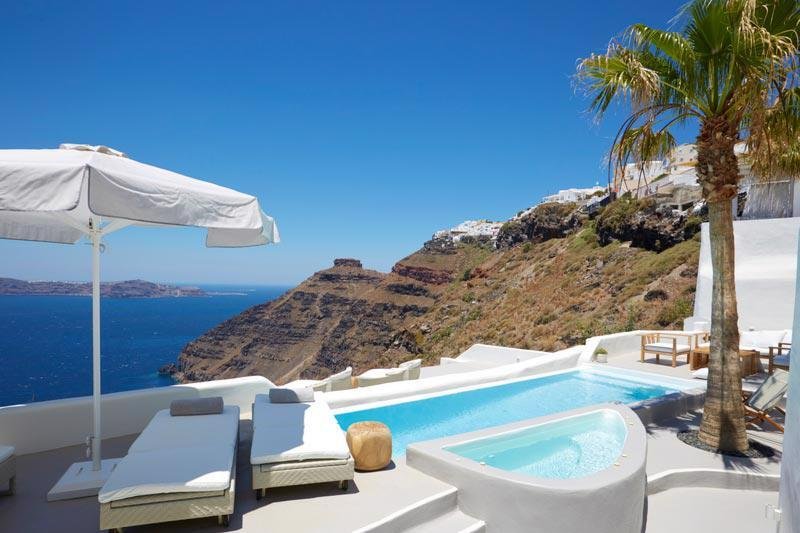 Three Bedroom Santorini Luxury Villa In Thira, Aegean, Greece For Sale ...