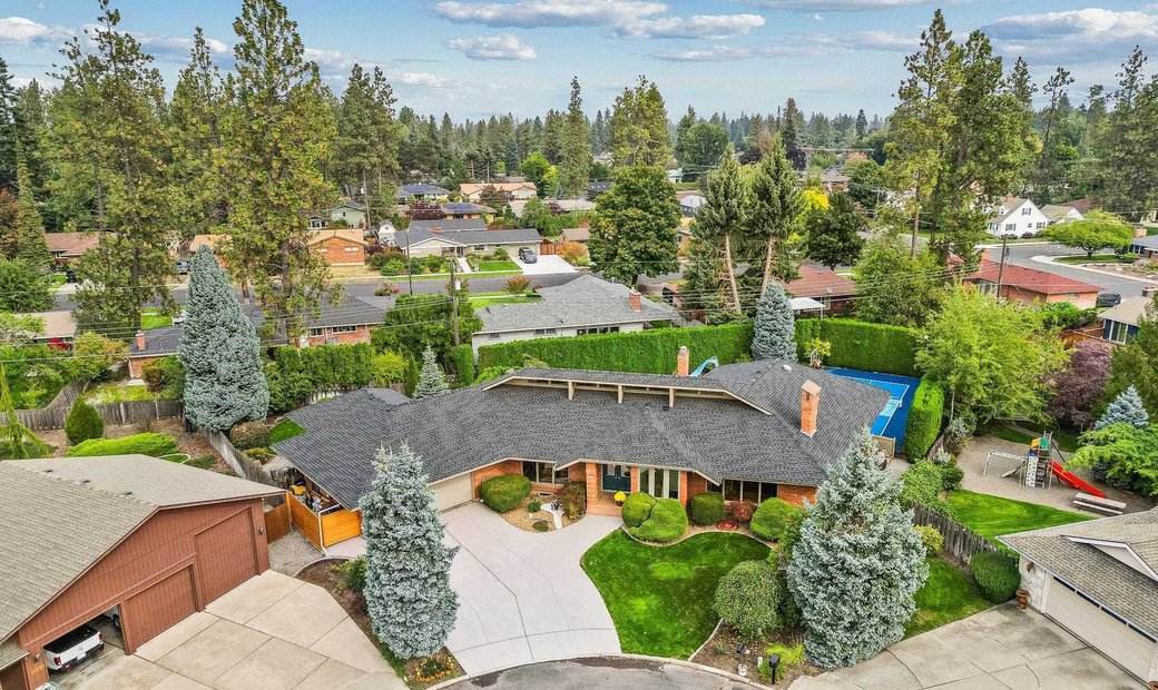 Timeless Brick Rancher In This Comstock Park In Spokane, Wa, United ...