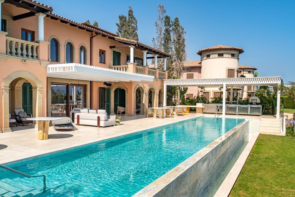 Unparalleled Seafront Elegance: Renovated Villa In Limassol, Limassol ...