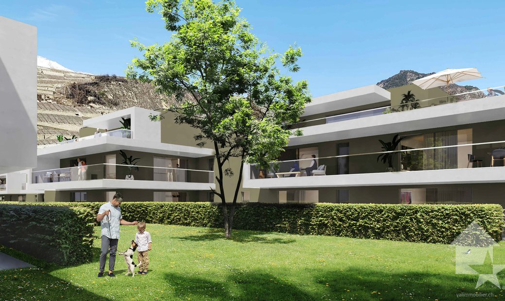 Beautiful 4.5 Room Apartment From 127 M2 With In Sion, Valais ...