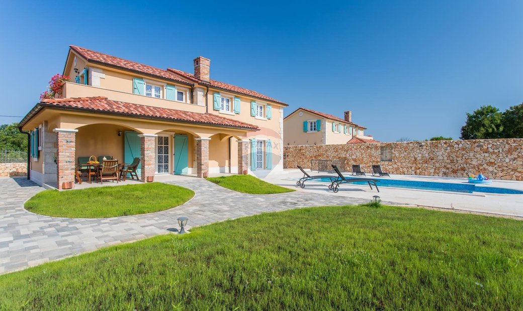 House Kras, Dobrinj, 140,63m2 In Kras, Primorje Gorski Kotar County ...