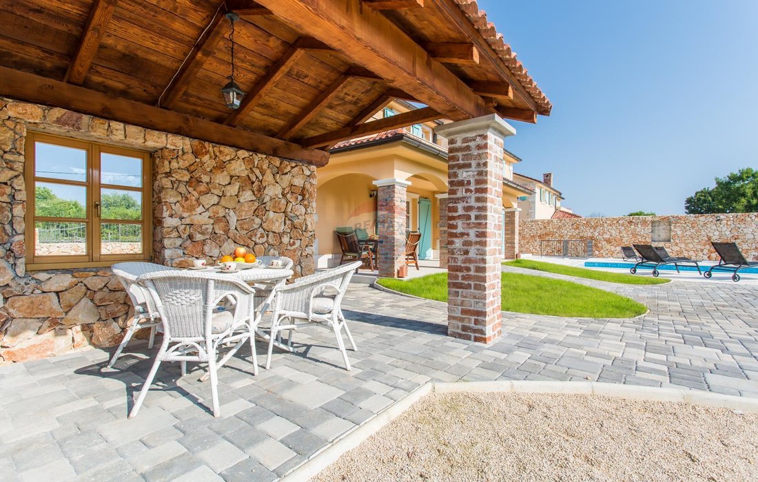 House Kras, Dobrinj, 140,63m2 In Kras, Primorje Gorski Kotar County ...