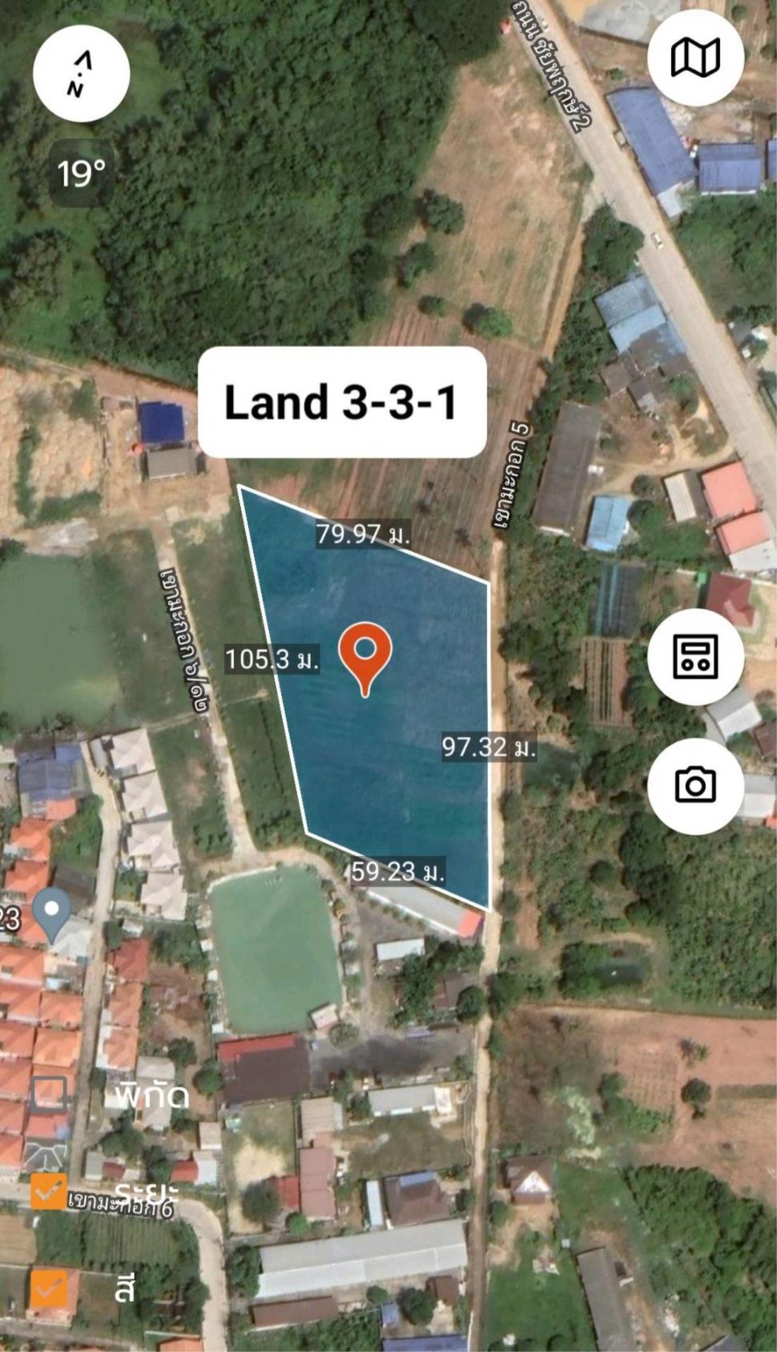 Land For Sale Near Khao Makok Community, Huai In Bang Lamung District ...