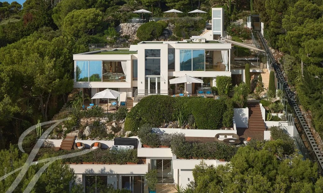 Modern Estate With In Saint Jean Cap Ferrat, Provence Alpes Côte D'azur ...