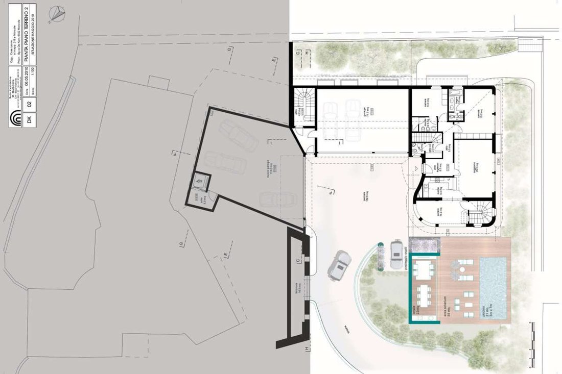 Porzione Di Villa Con Piscina E Vista Lago En Morcote, Cantón Del ...