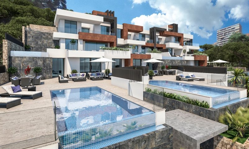 Duplex Penthouse On The First Line Of In Benidorm, Valencian Community, Spain For Sale (13398325)