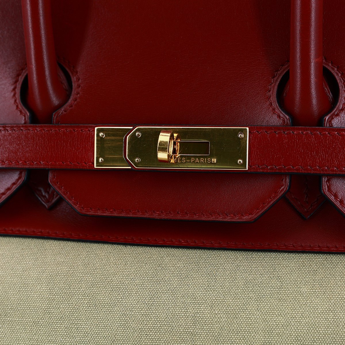 Hermès Birkin 35 Box Calfskin And Canvas In Dubai, Dubai, United Arab ...
