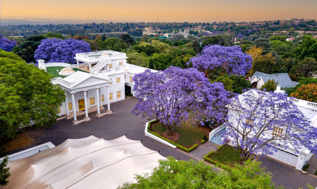 The White House Baronial Residence On In Johannesburg, Gauteng, South ...