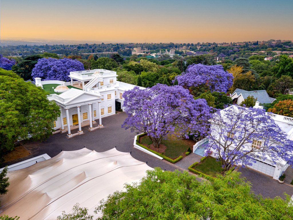 The White House Baronial Residence On In Johannesburg, Gauteng, South ...