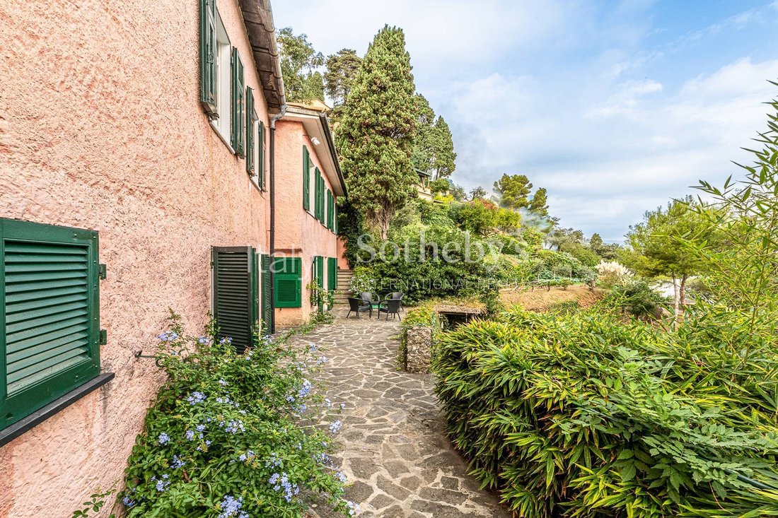 Villa Glicine With Magnificent Views And Private In Portofino, Liguria, Italy For Rent (13437800)